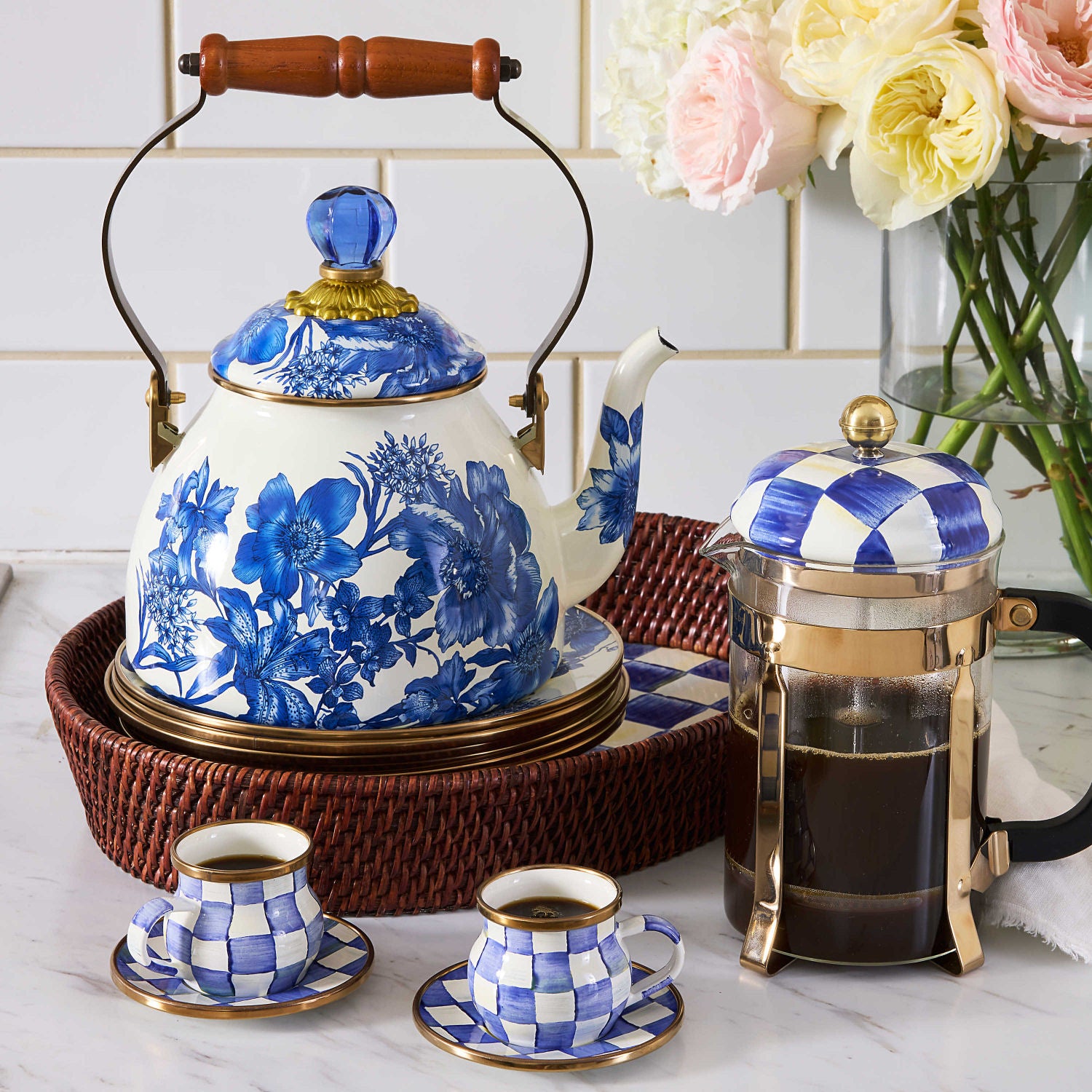 English Garden enamelware by MacKenzie-Childs – |VESIMI Design|