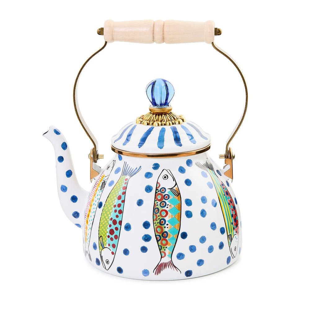 Go Fish 2 Quart Tea Kettle Limited Edition – |VESIMI Design|