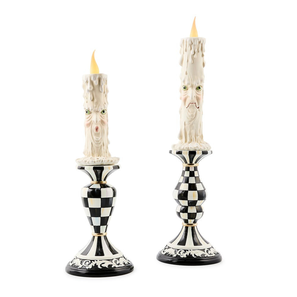 Haunted House Spooky Illuminated Candles, Set of 2 by MacKenzie-Childs ...