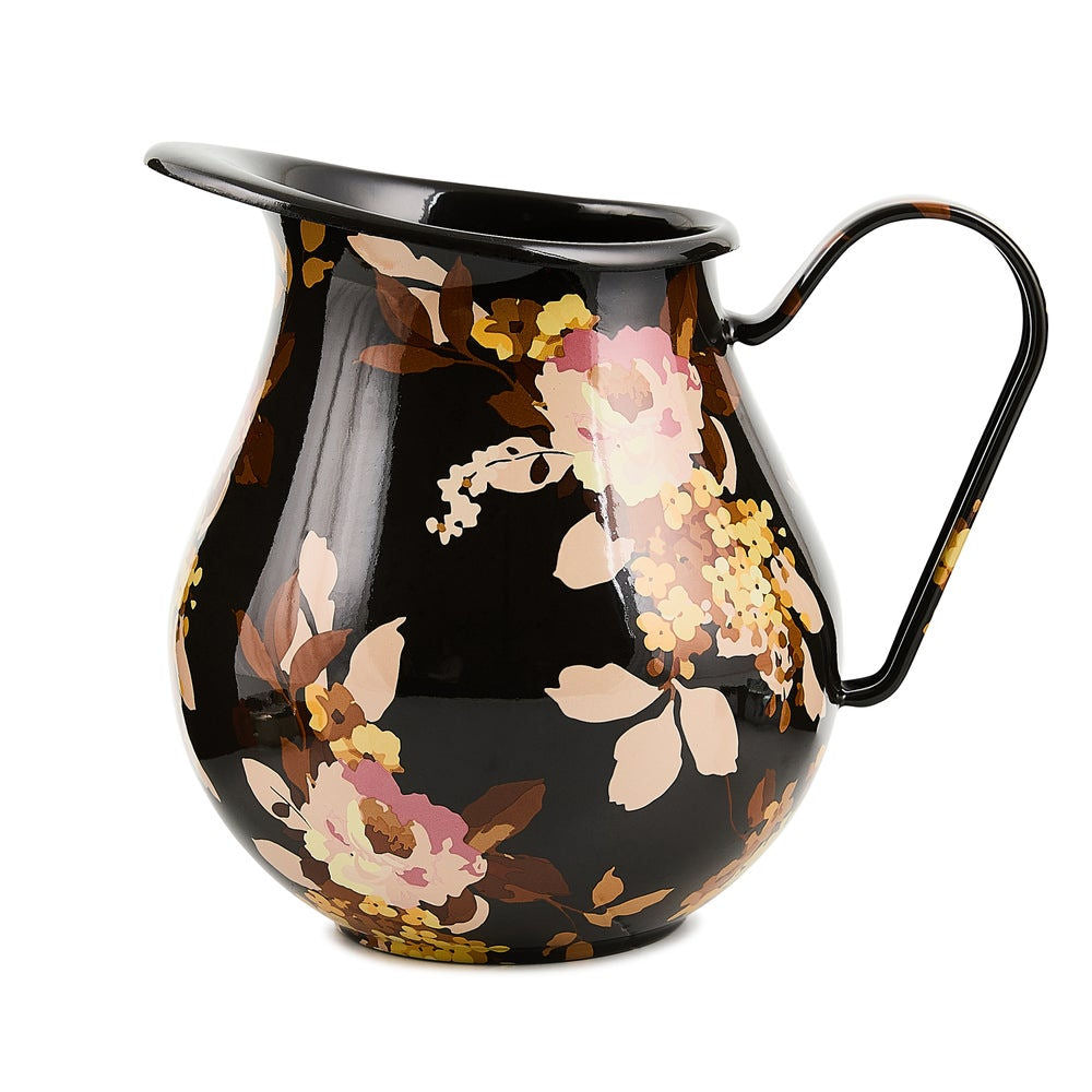 Wild Rose Brown Pitcher by MacKenzie-Childs (2.84l) – |VESIMI Design|