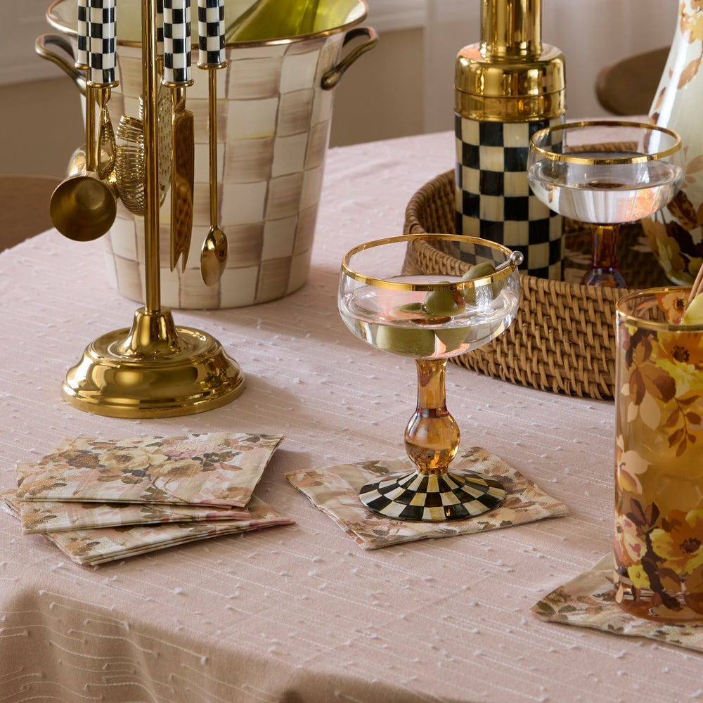 MacKenzie-Childs Wild Rose Cocktail Paper Napkins – |VESIMI Design|