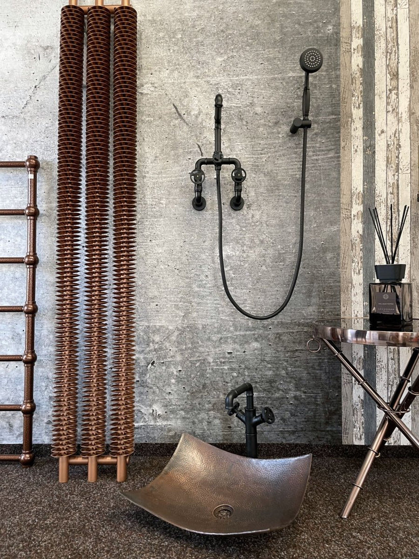 Industrial Black Matte Concealed Black Shower Set – |VESIMI Design|